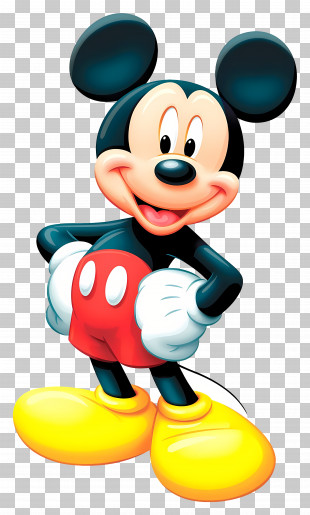 Mickey Mouse - Classic Mickey Mouse Cartoon Character PNG, Clipart ...