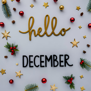 Hello December - Hello December Greeting PNG