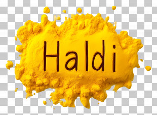 Amba Haldi Powder - Golden Turmeric Spice Bowl PNG