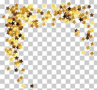 Gold Star Frame PNG Images, Gold Star Frame Transparent Background PNG