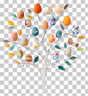 Easter Egg Tree PNG