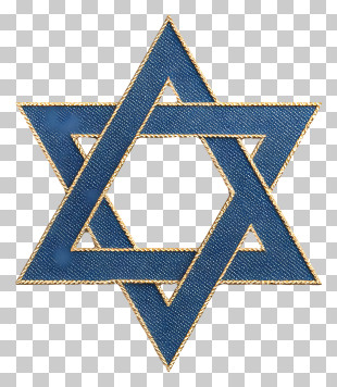 Star Of David - Blue Star Of David Illustration PNG