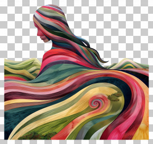 Color Woman PNG