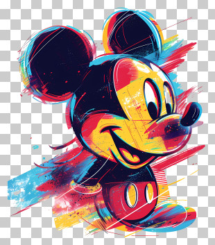 Colorful Mickey Mouse PNG Images, Colorful Mickey Mouse Transparent ...