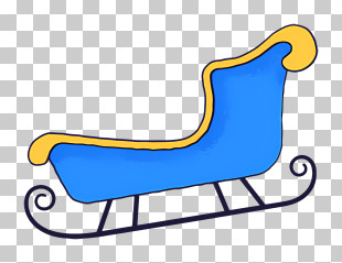Blue And Yellow Sleigh PNG Images, Blue And Yellow Sleigh Transparent ...