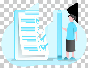 Person With Checklist And Pencil PNG Images, Person With Checklist And ...