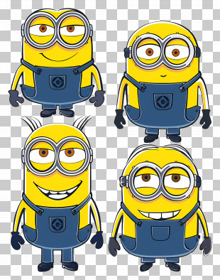 Minions - Group Of Minions Characters PNG