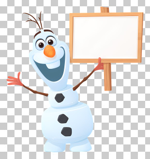 Elsa Olaf Anna Nose Snowman PNG