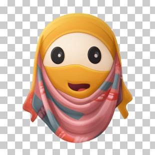 Hijab Emoji PNG Images, Hijab Emoji Transparent Background PNG